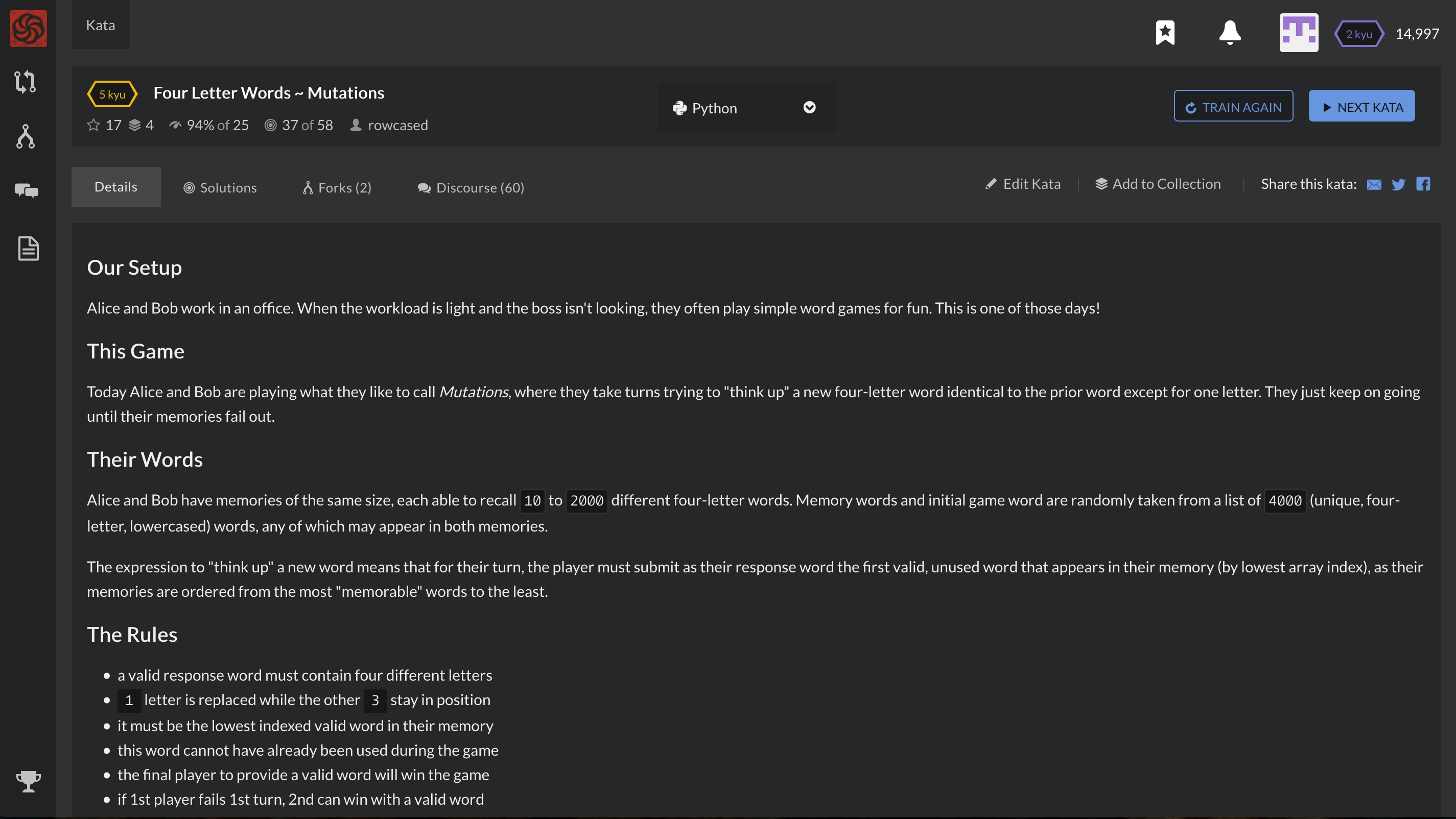 Four Letter Words ~ Mutations | Sean McCahill